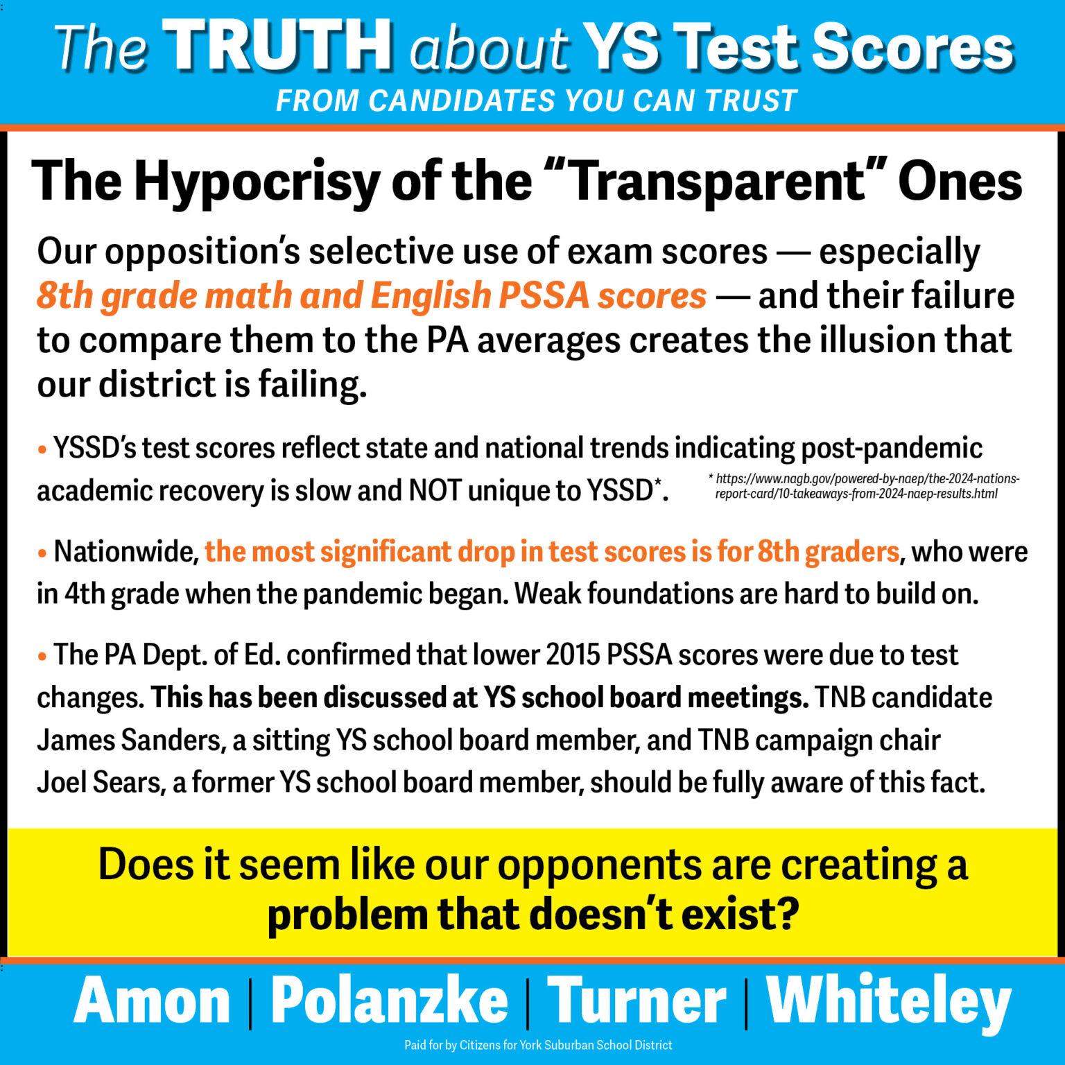 FAQ - Citizens for YSSD